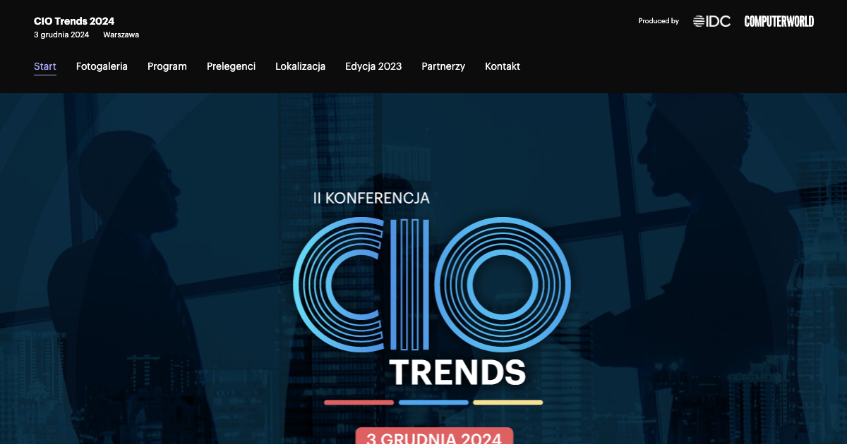 CIO Trends 2024: Partnerzy | Foundry Events